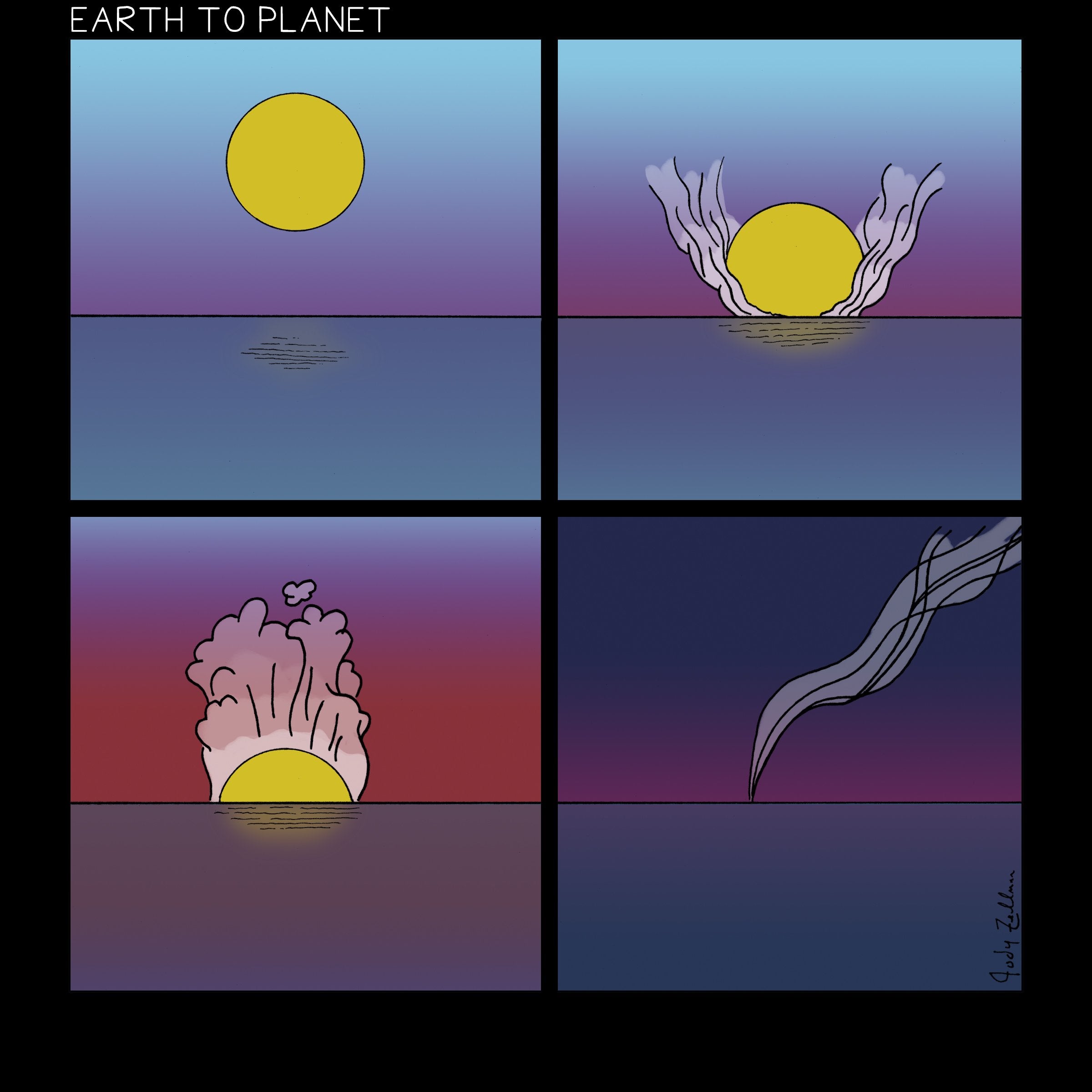 Sunset | Earth To Planet Comics