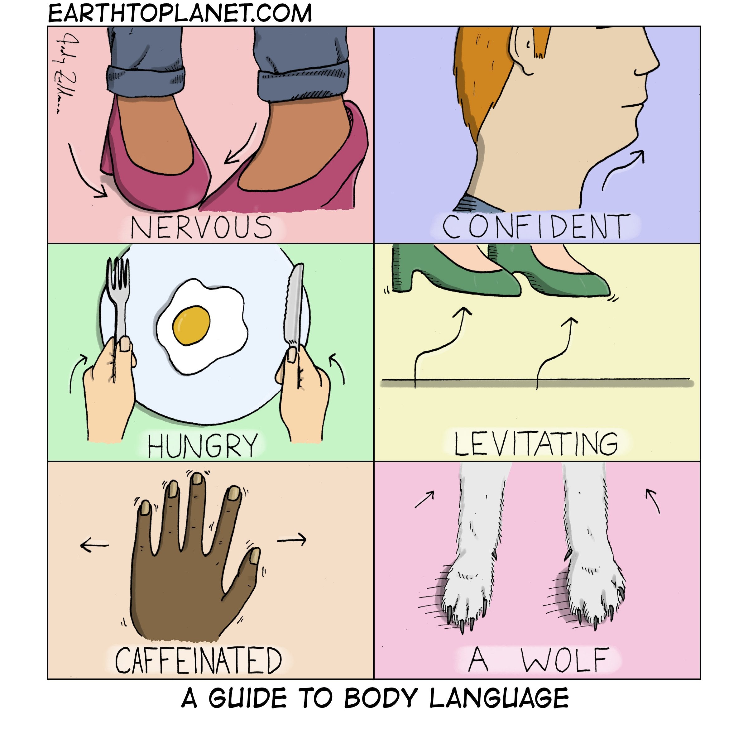 Body Language | Earth To Planet Comics