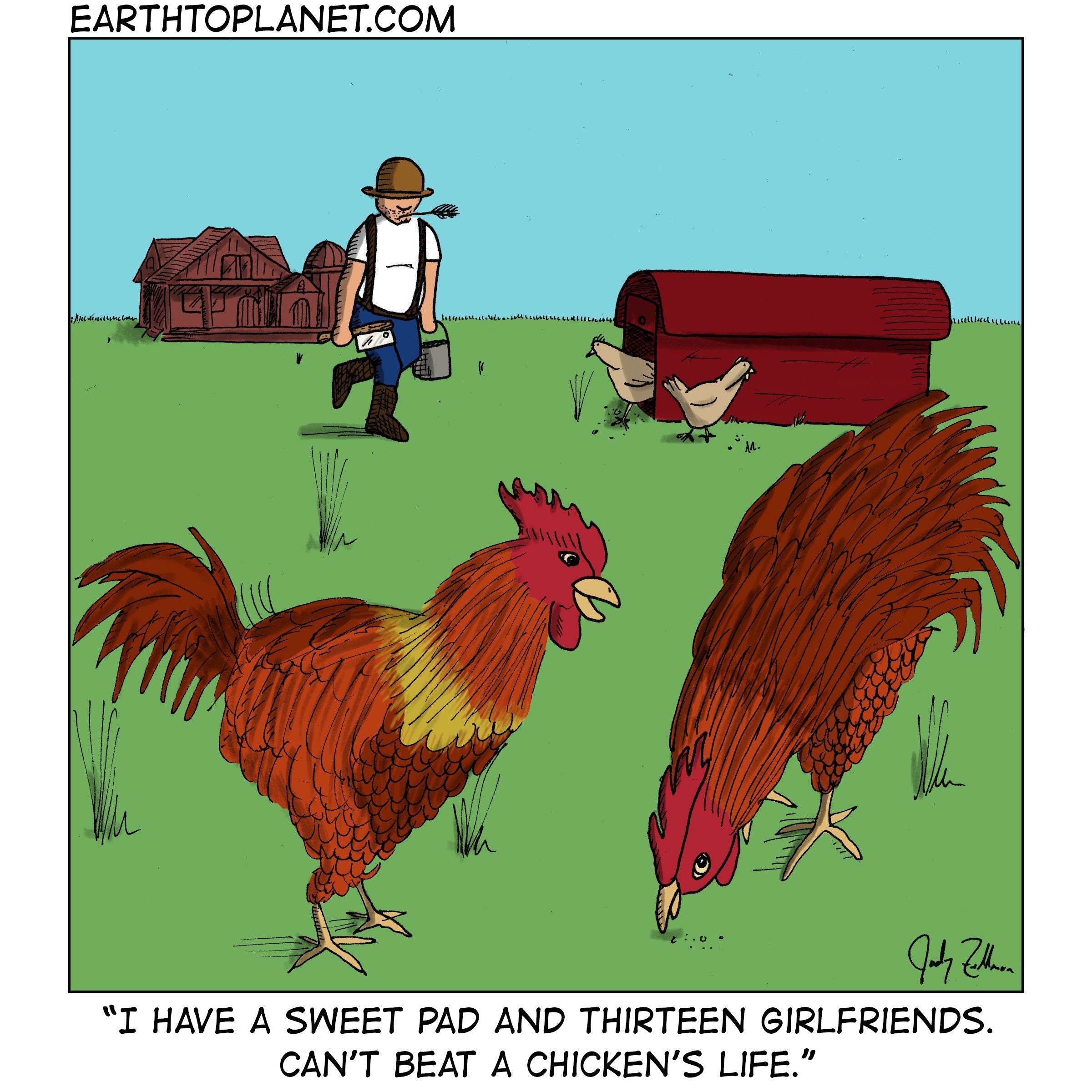 Chicken's Life | Earth To Planet Comics
