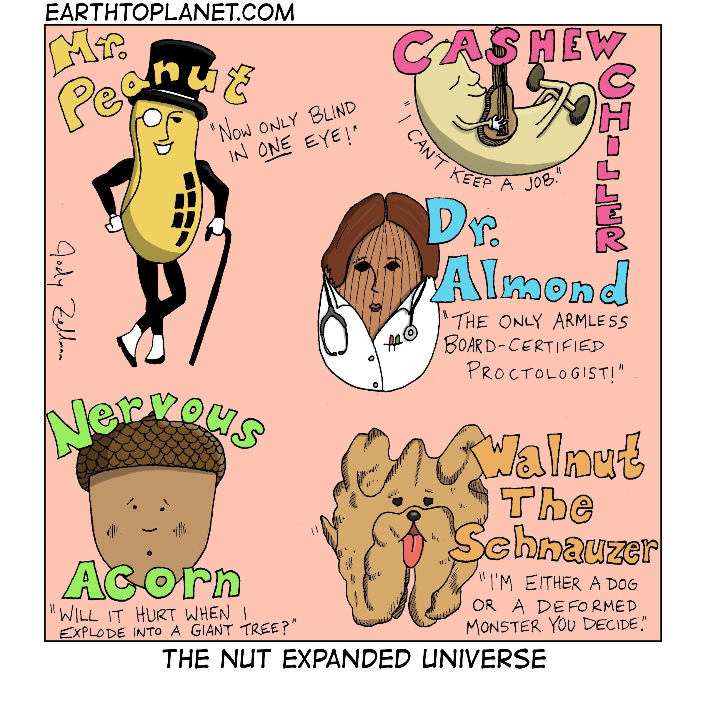 Expanded Nut Universe | Earth To Planet Comics